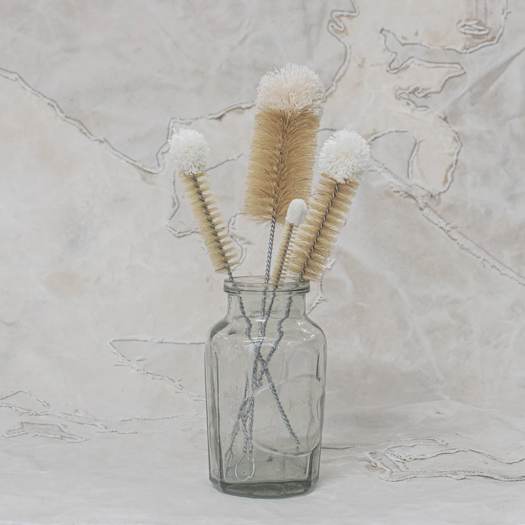 German Made Set of 4 - Bottle Brushes Cotton Tipped -Mondopiero