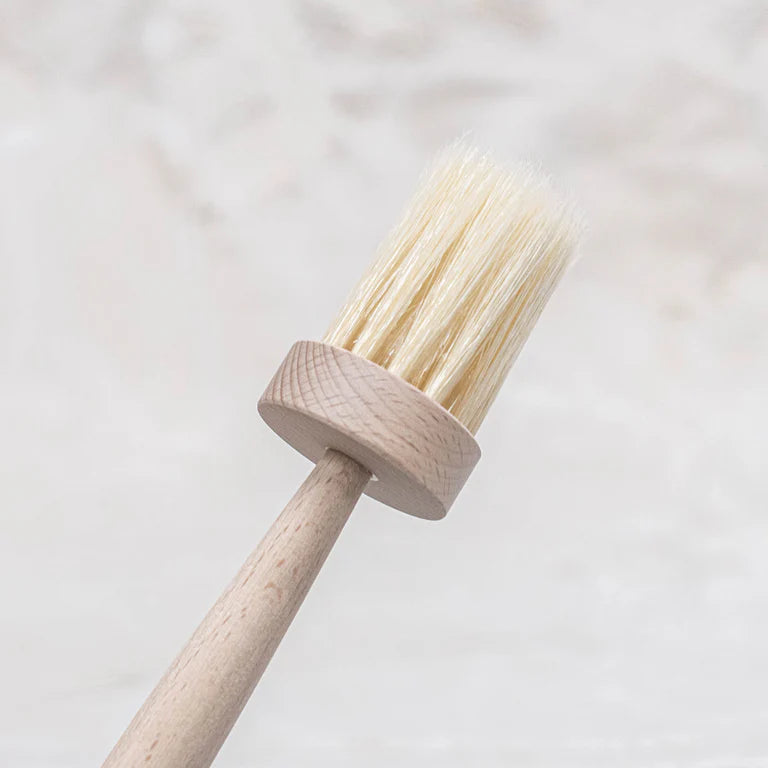 German Made Pastry Brushes - Round Butter, Large - Mondopiero