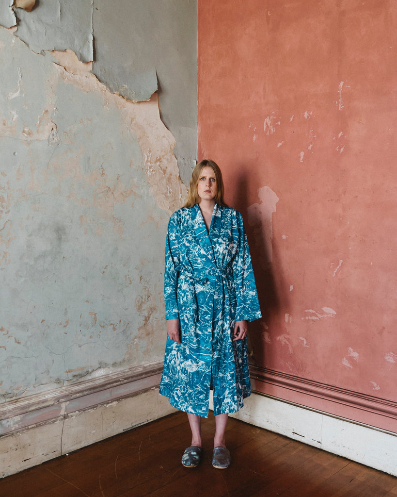 House of Rolfe - Eucalyptus Cotton Day Robe - Mondopiero, Melbourne