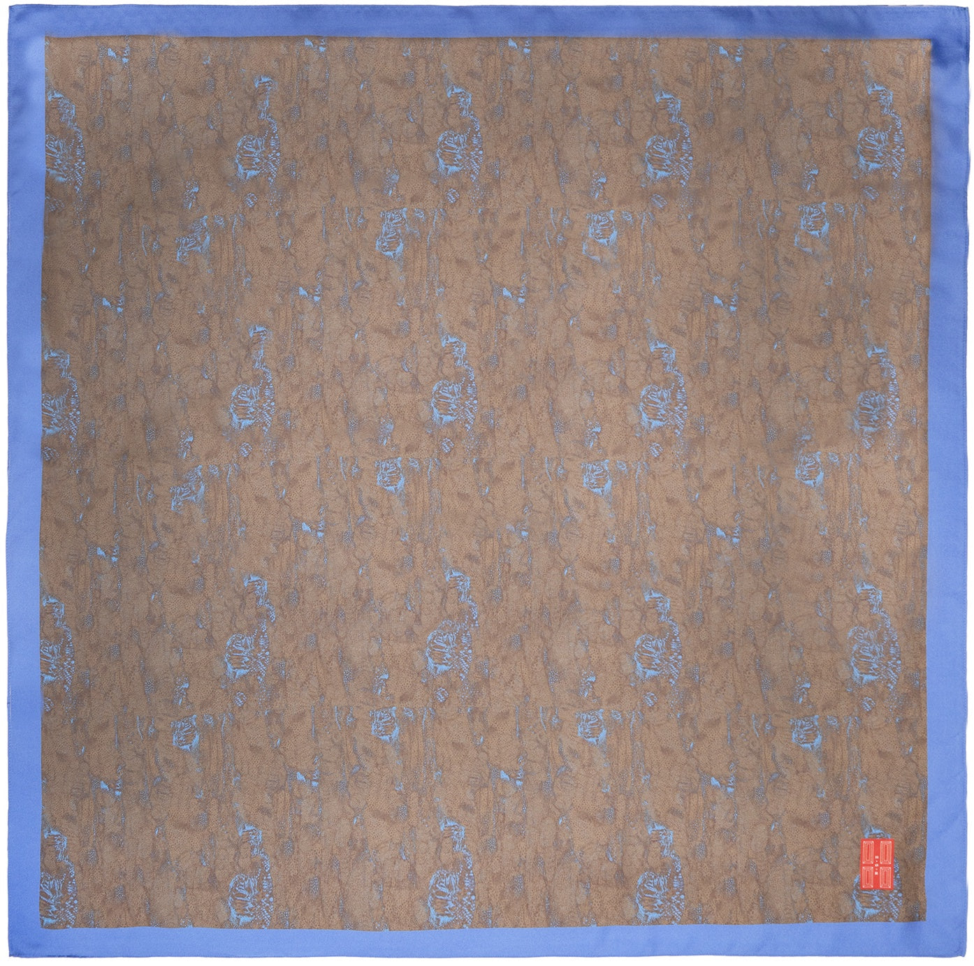 Rainbow Serpent Silk Twill Scarf, Sandstone – Mondopiero