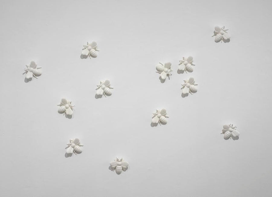 Richard Stringer's replica decorative bees - Mondopiero Melbourne