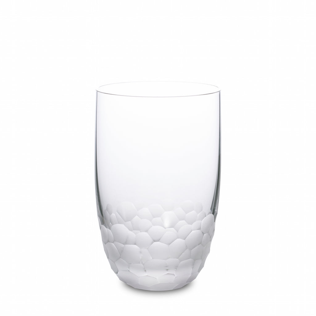 Guaxs - Ottilie Crystal Carved Glass, Tall - Mondopiero